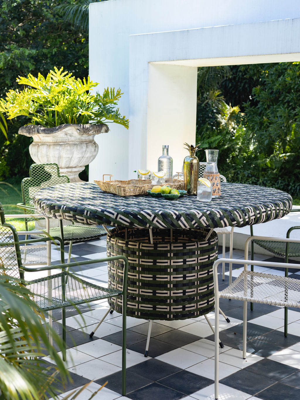 WOVEN DINING TABLE – Douglas and Douglas